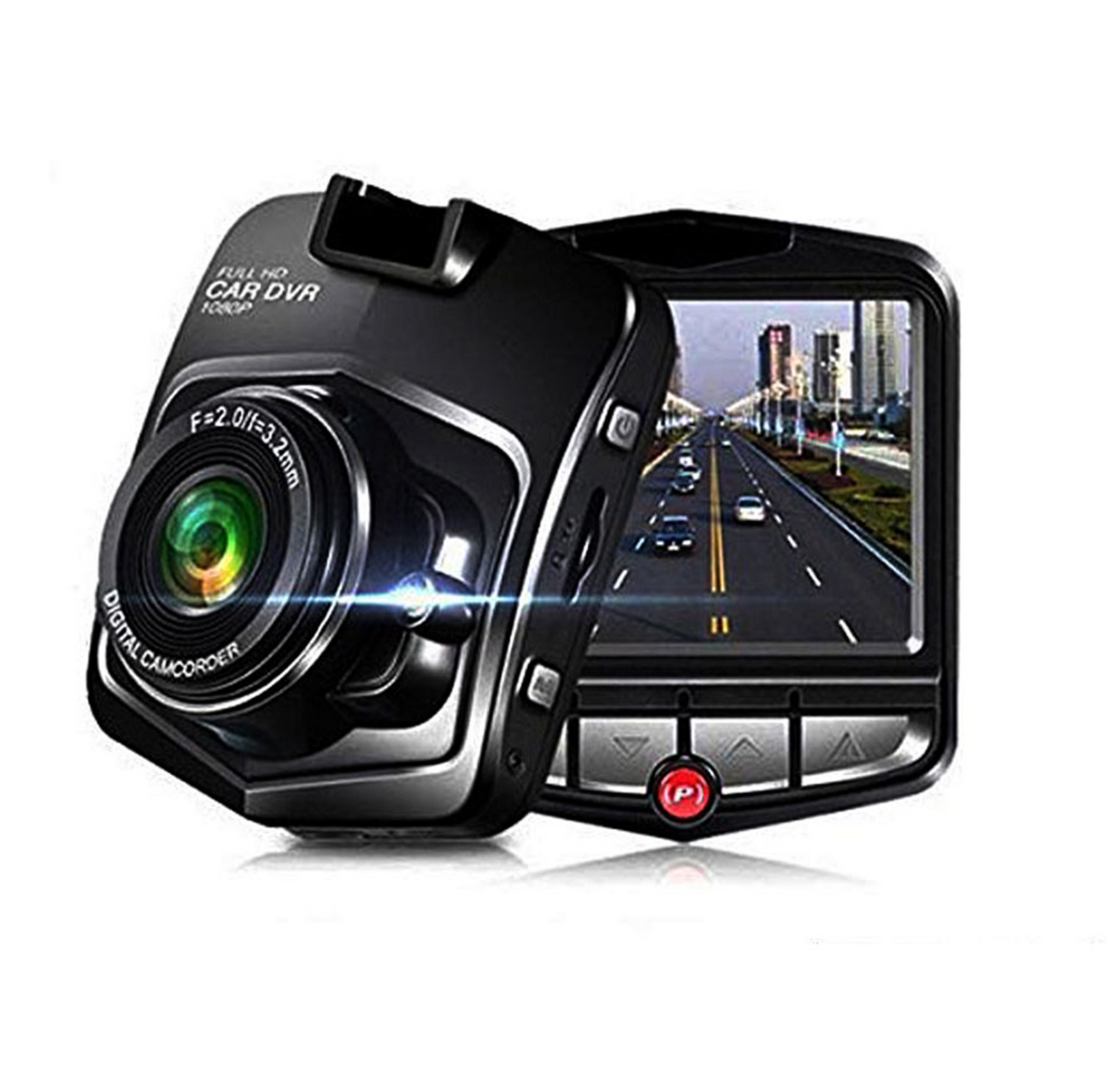 Dual Lens Vehicle Blackbox DVR On Dash Camera WDR Full Real HD 1080P ...